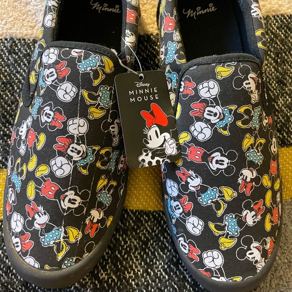 Disney | Shoes | Nwt Disney Minnie Mouse Slip On Shoes | Poshmark